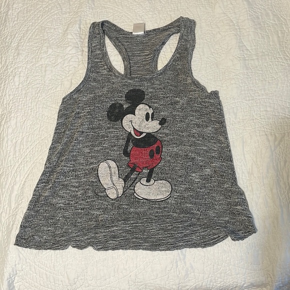 Disney | Tops | Disney Mickey Mouse Knit Tank Top | Poshmark